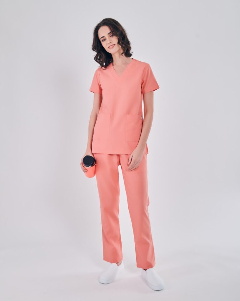 V Neck Scrub Fullset (Female) - Medipro Scrubs