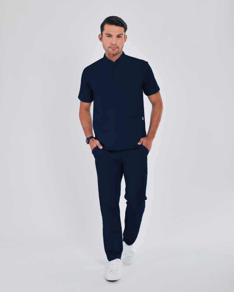 Mandarin Collar Scrub Fullset (Unisex) - Medipro Scrubs